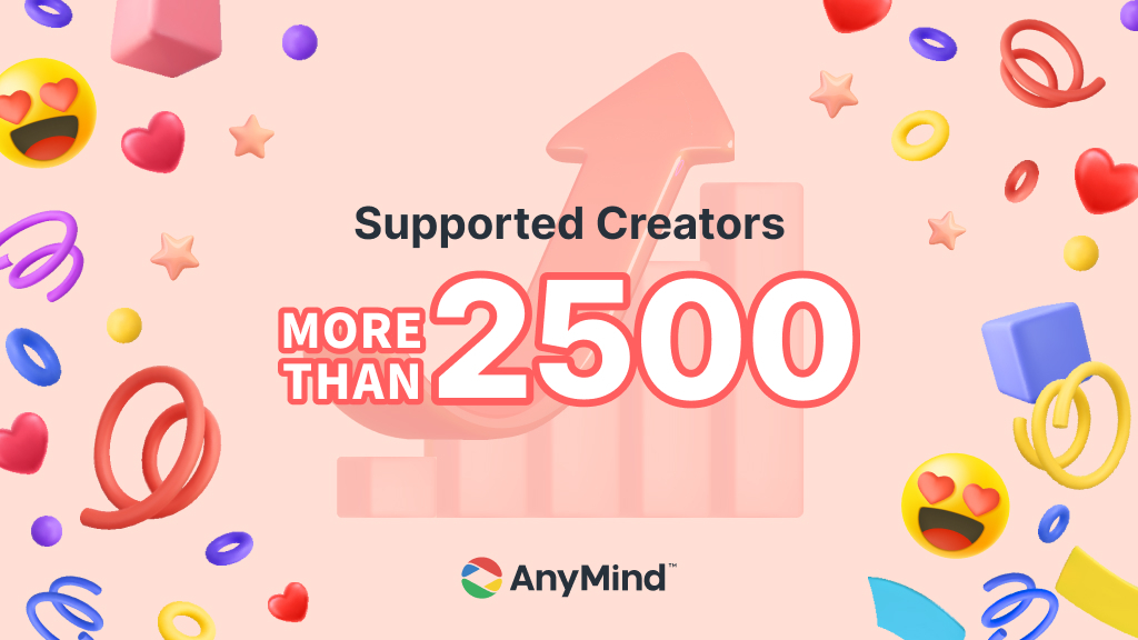 AnyMind Group grows its creator network to over 2,500 creators